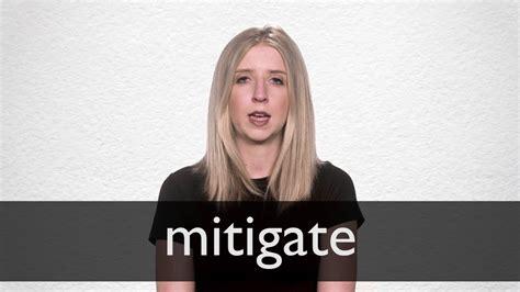 How To Pronounce Mitigate In British English Youtube