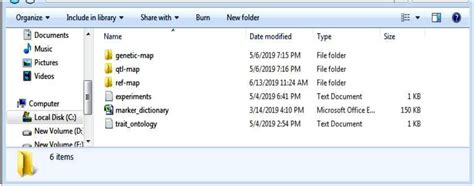 Data Directory Format Consisting Of Sub Folders Holding Various