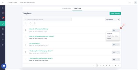 Delete Templates Help Center