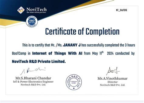 janany j on linkedin novitech iot iotwithai