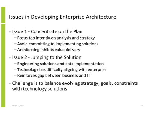 Enterprise Architecture Implementation And The Open Group Architecture