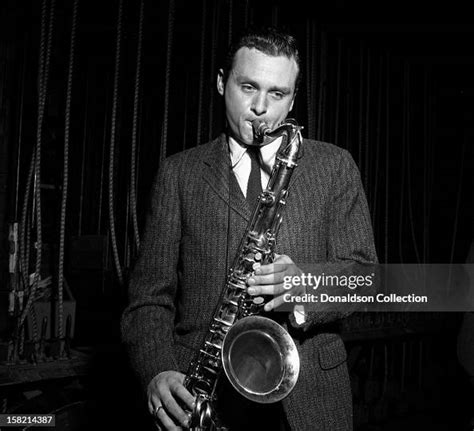 Jazz Saxophonist Stan Getz Plays Saxophone At The Brooklyn Paramount