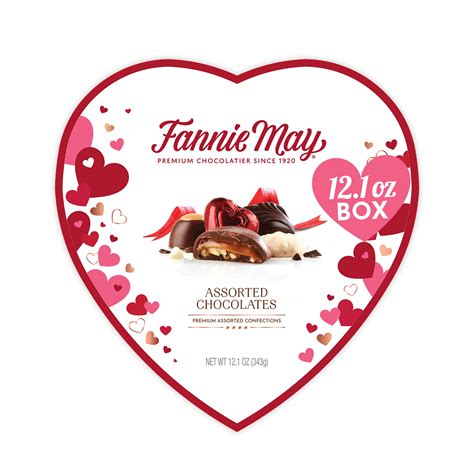 Fannie May Assorted Chocolates Valentines Heart T Box Shop Candy