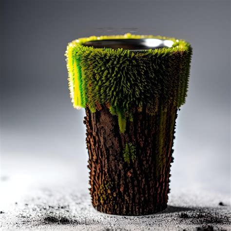 Premium Ai Image Green Moss