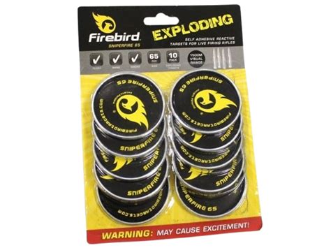Firebird Exploding Rifle Targets Defend SA