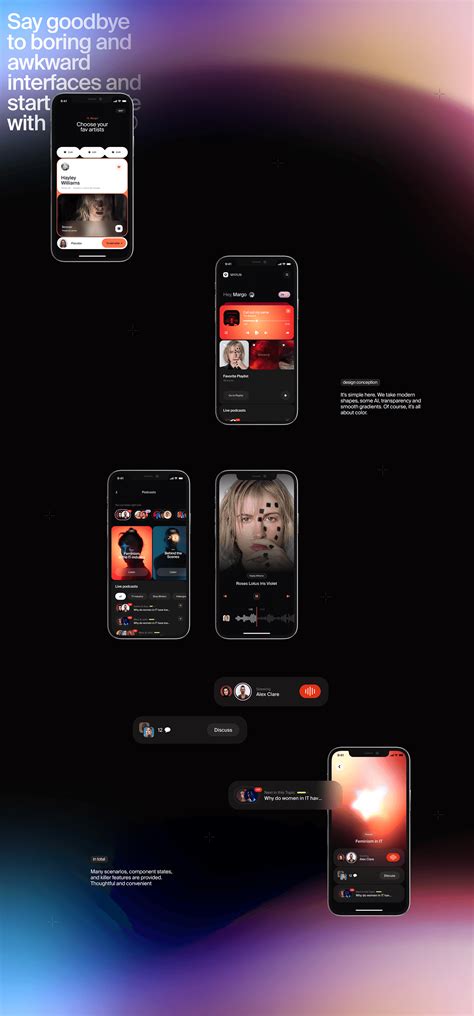 Mooun Music App And Ux Ui Design Behance