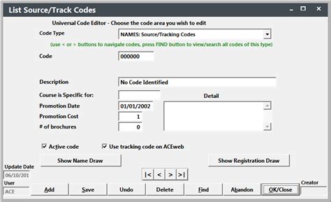 Code Editor Screen Aceware Help Center
