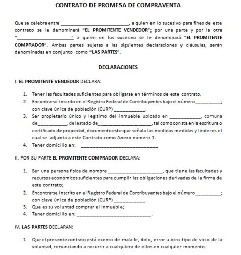 Contrato De Compra Venta Terreno