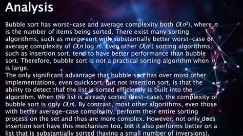 presentation about bubble sort pptx