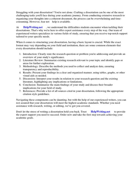 basic dissertation layout pdf thesis essays