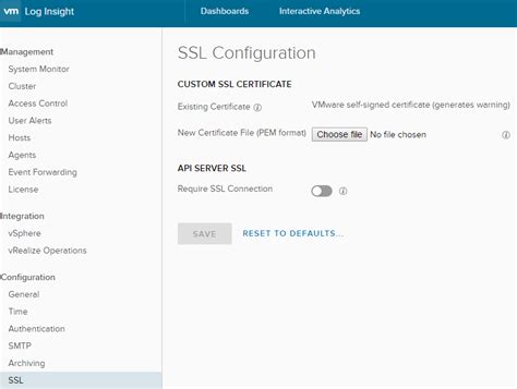 vmware vrealize log insight ssl available to all bytesizedalex