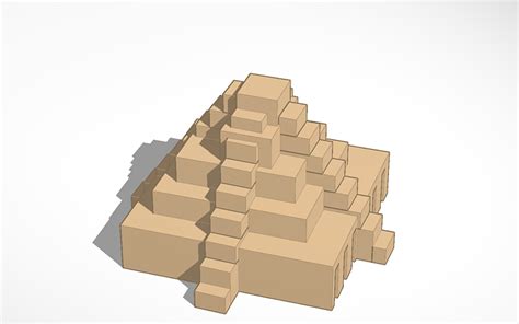 3d Design Alex Serena Ziggurat Tinkercad