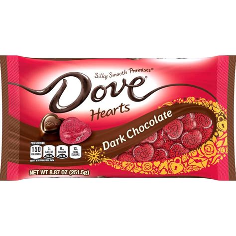 Dove Promises Valentine Dark Chocolate Candy Hearts 8 87 Ounce Bag