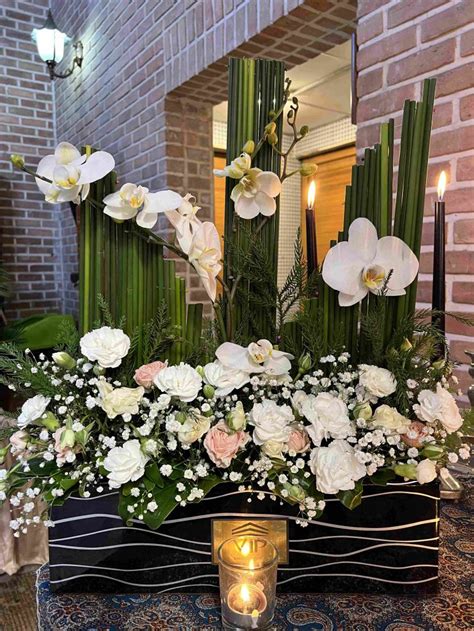 گل آرایی مراسم ختم، سفارش انواع تاج گل و شمع آرایی ترحیم