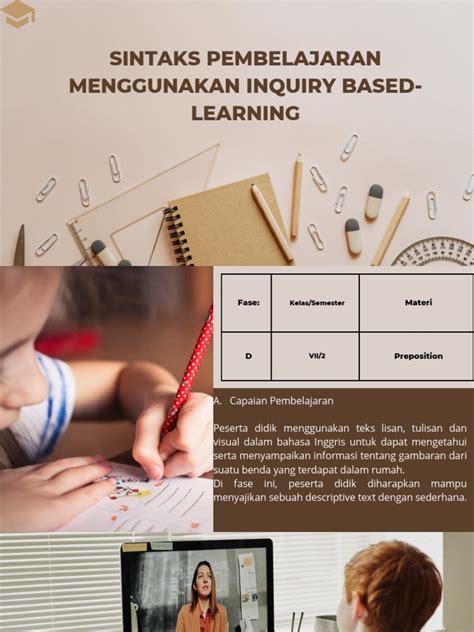 Sintaks Pembelajaran Menggunakan Inquiry Based Learning Pdf