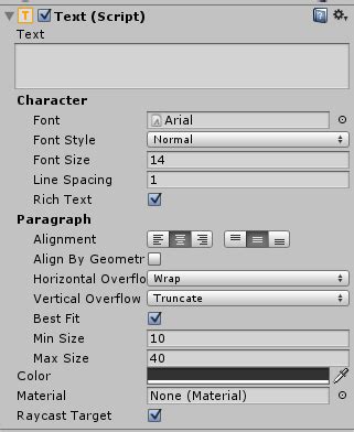 C Dragging Text Element Into Text Variable Unity 4 6 Game Development Stack Exchange