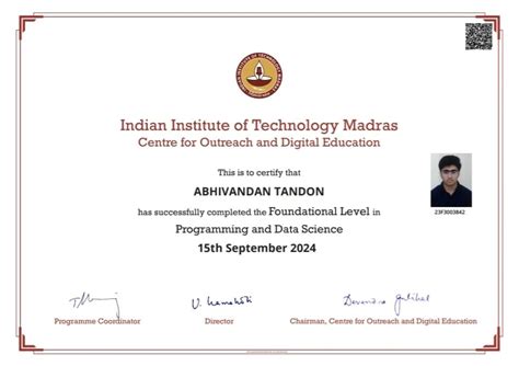 Abhivandan Tandon On Linkedin Datascience Programming Iitmadras