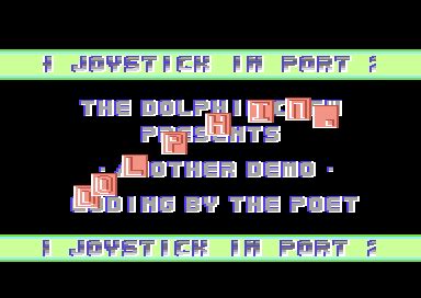 CSDb Another Demo By Dolphins 1988