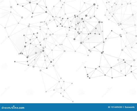 geometric plexus structure cybernetic concept stock vector