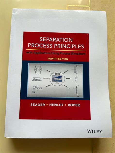 Separation Process Principles Textbook Hobbies And Toys Books And Magazines Textbooks On Carousell