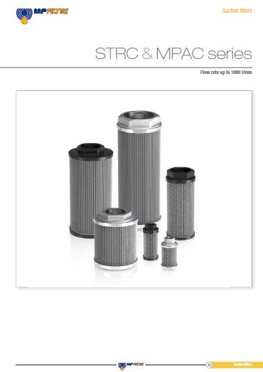 Immersed Suction Filters Strainers Str And Mpac Mp Filtri Usa