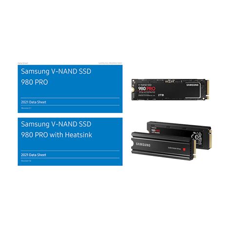 Samsung SSD 980 PRO 1TB M.2 PCIe NVMe MZ-V8P1T0 Datasheet