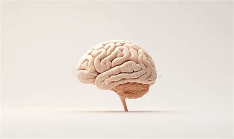 A Detailed Illustration Of A Human Brain Showcasing Its Intricate Structure And Unique Contours