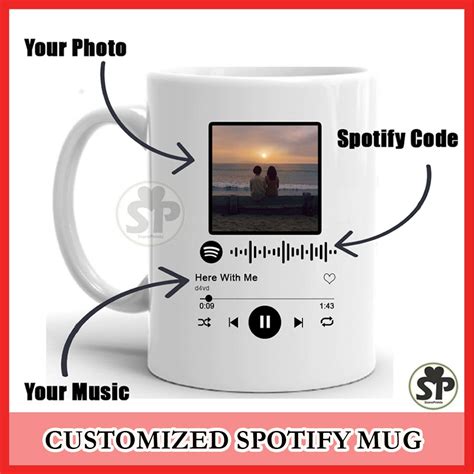 Customized Spotify Code Mug Shopee Philippines