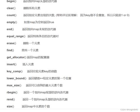 C语言map的用法总结 Csdn博客