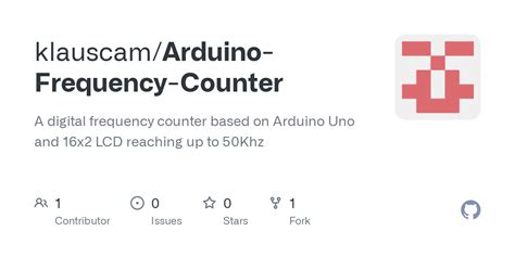 github klauscam arduino frequency counter a digital frequency