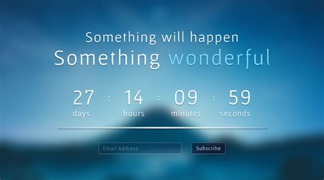 Coundown Timer A Landing Page Figma