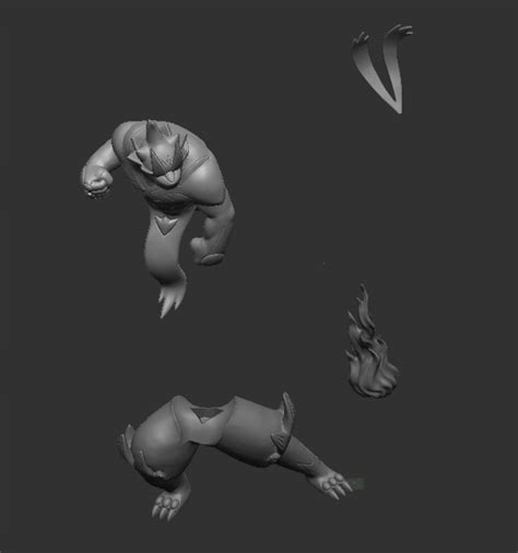 🐉 Urshifu Single Strike Fanart・ Stl File For 3d Printing・cults