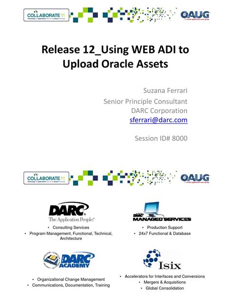 R12 Using Web Adi To Upload Oracle Assets Pdf Page Layout