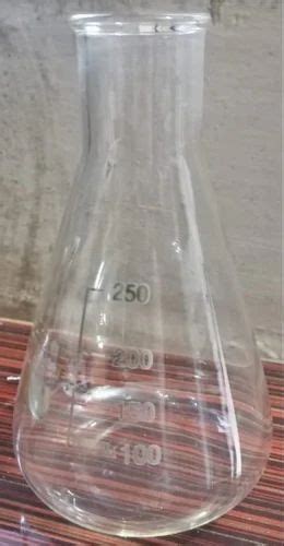 250ml Borosilicate Glass Conical Flask For Laboratory At Rs 65 In Gorakhpur