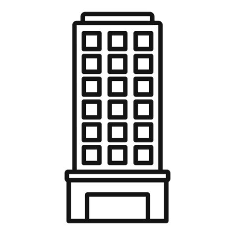 Premium Vector House Multistory Building Icon Outline Vector Floor