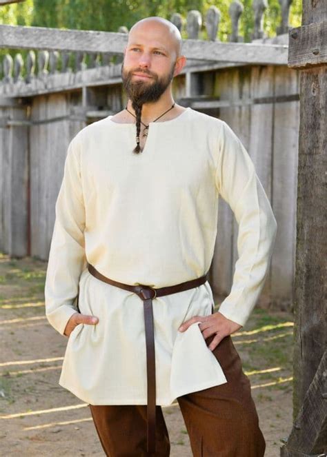 Basic Viking Tunic Wool Natural Coloured