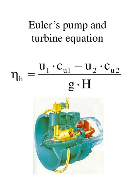 Ppt Derivation Of Eulers Pump And Turbine Equation Velocity Triangles For A Radial Turbine