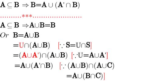 if a and b are two sets and u is a universal set prove that a b b a a b