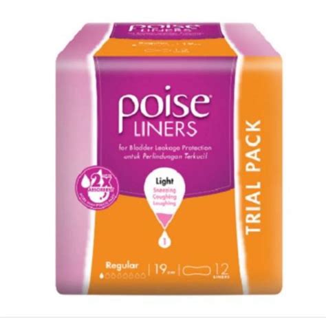 Poise Liners Regular Incontinenceadult Diapers 19cm12 X 2 Packs