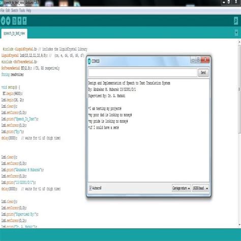 Text Display On Open Source Arduino Environment Download Scientific