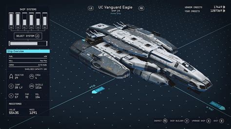 Uc Vanguard Eagle Class A Recon Patrol Vessel Rstarfieldships