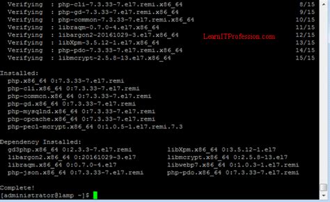 How To Install And Configure Lamp On Centos 7