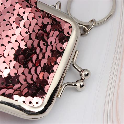 Женские кошельки с блестками для монет мини кошелек на застежке клатч удобный кошелек для