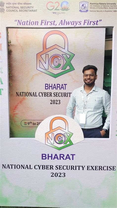 Sahil Prasad On Linkedin Bharatncx2023 Cybersecurity