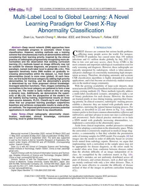 multi label local to global learning a novel learning paradigm for
