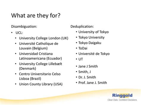 Persistent Identifiers The 5 Things You Need To Know Ppt