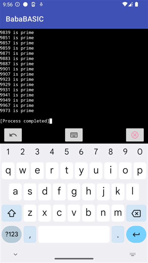 Bababasic écrire Et Exécuter Des Programmes Quickbasic 45 Sur Android