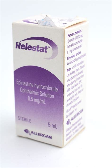 Relestat 0 5 Mg Ml Eye Drops Solution Now On Super