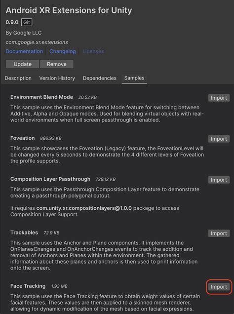 Android Xr Extensions For Unity 快速入门 Android Developers