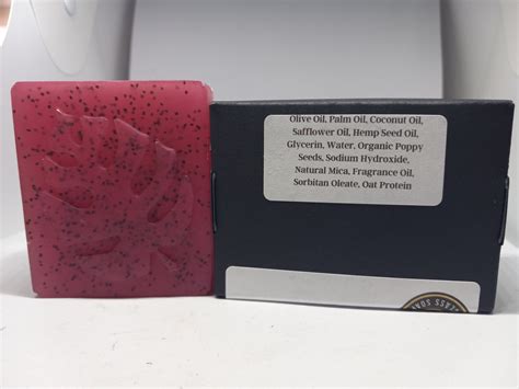 Lychee Red Tea Hand Poured Exfoliating Olive Oil Hemp Seed Oil Soa